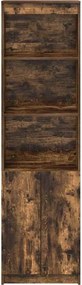 Vysoká deska kouřový dub 50x35x180 cm Dřevěné konstrukce 3328466