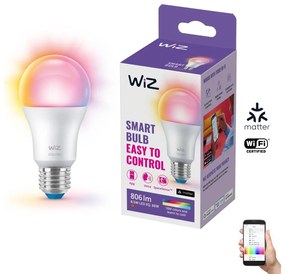 WiZ | LED RGB Stmívatelná žárovka A60 E27/8,5W/230V 2200-6500K Wi-Fi - WiZ | WI0140