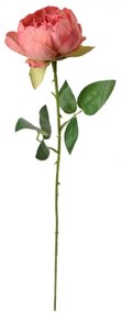 Umělá květina tmavě růžová pivoňka Alexandra – 62 cm