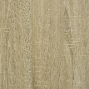 vidaXL Konferenční stolek 102x50x40 cm kompozitní dřevo a železo [823298] Barva: dub sonoma