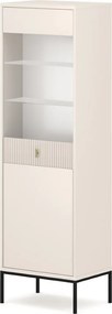 Vitrína Maggiore 53,9 cm kašmírová/černá