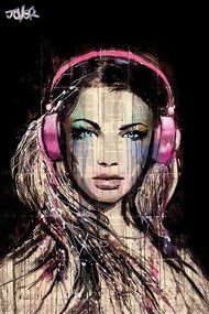 Plakát, Obraz - Loui Jover - DJ Girl
