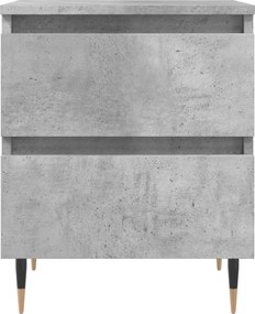 vidaXL Noční stolek 40 x 35 x 50 cm kompozitní dřevo [826868] Barva: kouřový dub