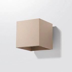 Sollux Lighting Nástěnné svítidlo QUAD 1 taupe
