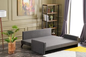 Hanah Home Rozkládací pohovka BELLA antracit 208 cm 825BLC2575
