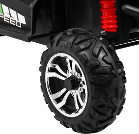 Ramiz Terénní bugina Strong pro děti bílá + pohon 4x4 + dálkové ovládání + nosič zavazadel + rádio MP3 + LED