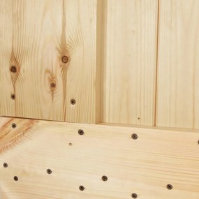 Posuvné dveře s kováním 90 x 210 cm masivní borové dřevo,  3203073