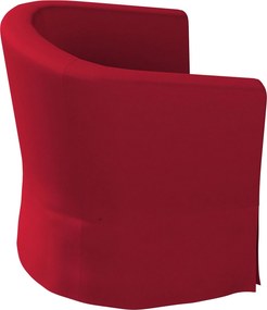 Potah na křeslo IKEA Ektorp Tullsta barva červená látka pletený vzor