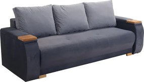 Pohovka Nike, tm. šedá (AN 6550/pol. 6548/natura)