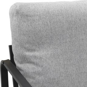Relaxační křeslo Manea látka – světle šedá
