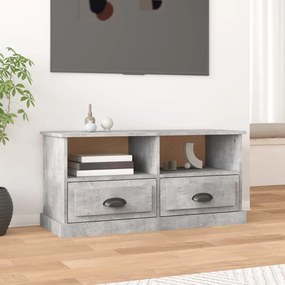 TV skříňka betonově šedá 93 x 35,5 x 45 cm kompozitní dřevo