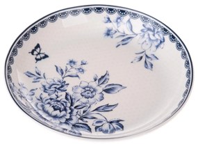 Porcelánový hluboký talíř Blue Rose, 14,5 cm