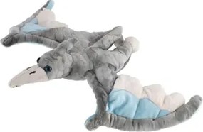 TEDDIES Plyšový pterosaurus 29x18 cm šedý / od 0 měsíců / Plyš