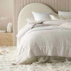 Divazo Přehoz na postel s třásněmi Noemi Barva: Krémová, Velikost: 200 x 220 cm