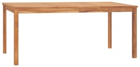 Zahradní jídelní stůl 180 x 90 x 77 cm masivní teakové dřevo,  315621