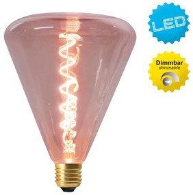 LED žárovka Dilly E27 4W 2200K stmívatelná, červeně tónovaná