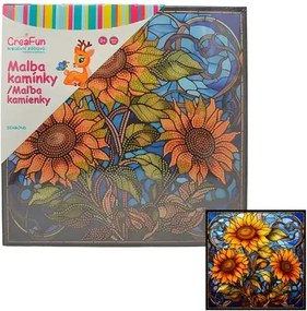 SPARKYS Diamantové malování Slunečnice / Diamantové malování / 30x30 c