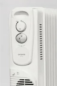 Orava OH-11 bílá / Elektrický olejový radiátor / 2500W / 3 stupně / 15