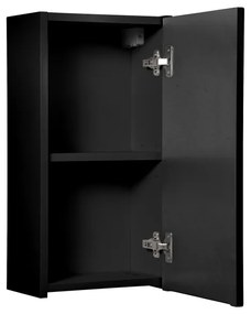 COMAD Horní závěsná skříňka - NOVA 83-30-1D black, matná černá