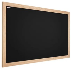 Allboards,Tabule černá křídová v dřevěném přírodním rámu 120x90 cm,TB129NAT