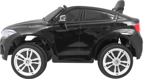 Ramiz Dětské elektrické autíčko BMW X6M lakované - černé SUV + dálkové ovládání