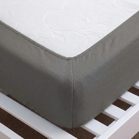 4Home Jersey prostěradlo DELUXE antracit, 120 x 200 cm, 120 x 200 cm