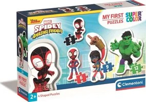Clementoni Moje první PUZZLE Spidey a jeho úžasní přátelé 4v1 / 3+6+9+