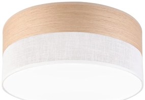 LED Stropní svítidlo SIRJA WOOD LED/20W/230V pr. 35 cm bílá/dub
