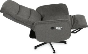 Polohovací křeslo béžové, elektrické TV-C5479 GREY2