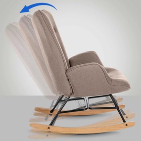 Židle Sanka látka – taupe