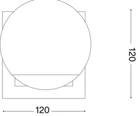 Ideal Lux - LED Stolní lampa ANGOLO 1xG9/3W/230V mosaz
