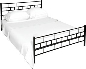 Postel, černá, 90x200, TAJGI Kondela 0000264377