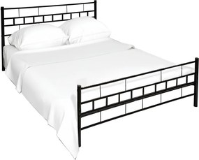 Postel, černá, 90x200, TAJGI Kondela 0000264377