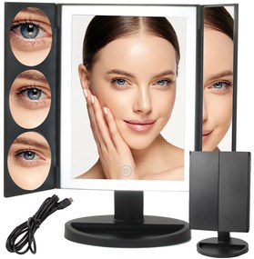 Verk Group Led make-up zrcadlo zvětšující 3x 5x 10x