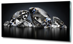 Wallmuralia Foto obraz sklo tvrzené Diamanty 100x50