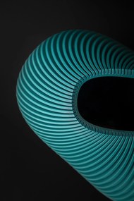 VÁZA TORACE - S jedinečným designem, transformative teal