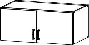 Skříňový nástavec Bremen, 91 cm, dub san remo