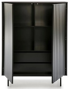 Černá dřevěná komoda Teulat Sierra 97 x 45 cm
