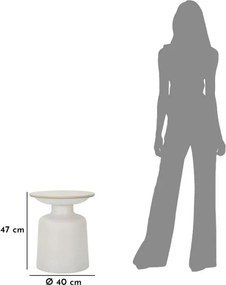 Designový konferenční stolek Lahahana 40 cm bílý