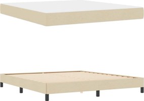 Postel s boxspringem Krémová 180 x 200 cm textil 3398512
