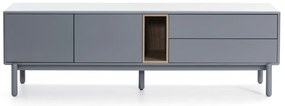 Modro-šedý TV stolek 180x56 cm Corvo – Teulat