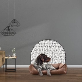 PIPPER. Ochranná textilní nálepka na zeď - Oblouk - Psi Velikost: 120x96cm, Jméno: Bez jména