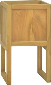 Koupelnová skříňka 41 x 40 x 75 cm masivní teakové dřevo 338246