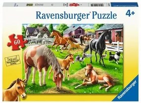 Ravensburger Šťastní koně / 60 dílků / od 4 let