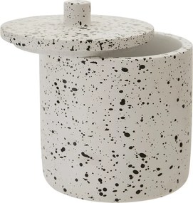 Krémový betonový koupelnový organizér na vatové tampony Mozie – Premier Housewares