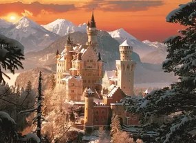 TREFL Puzzle Neuschwanstein v zimě / 3000 dílků / 116 x 85 cm / od 16
