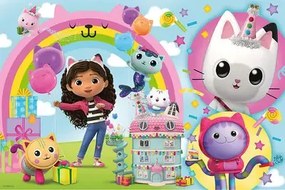 Trefl - Puzzle - Gábinin kouzelný domek MAXI / 24 dílků / 60 x 40 cm /