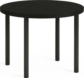 NW Kulatý jídelní stůl SIMARIO 3, 100 cm Barva/ dekor: Černá