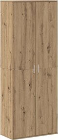 Vysoký bufet 70 x 33,5 x 180 cm Kompozitní dřevo Artisanový dub 3365565