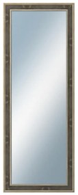 DANTIK - Zarámované zrcadlo - rozměr s rámem cca 60x160 cm z lišty TOOTH zlato černá (2780)
